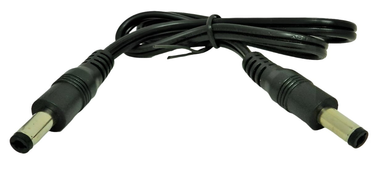 DC Male Plug to Male Plug @ 2.1 x 5.5mm to 2.1 x 5.5mm | AC-DC PowerShack