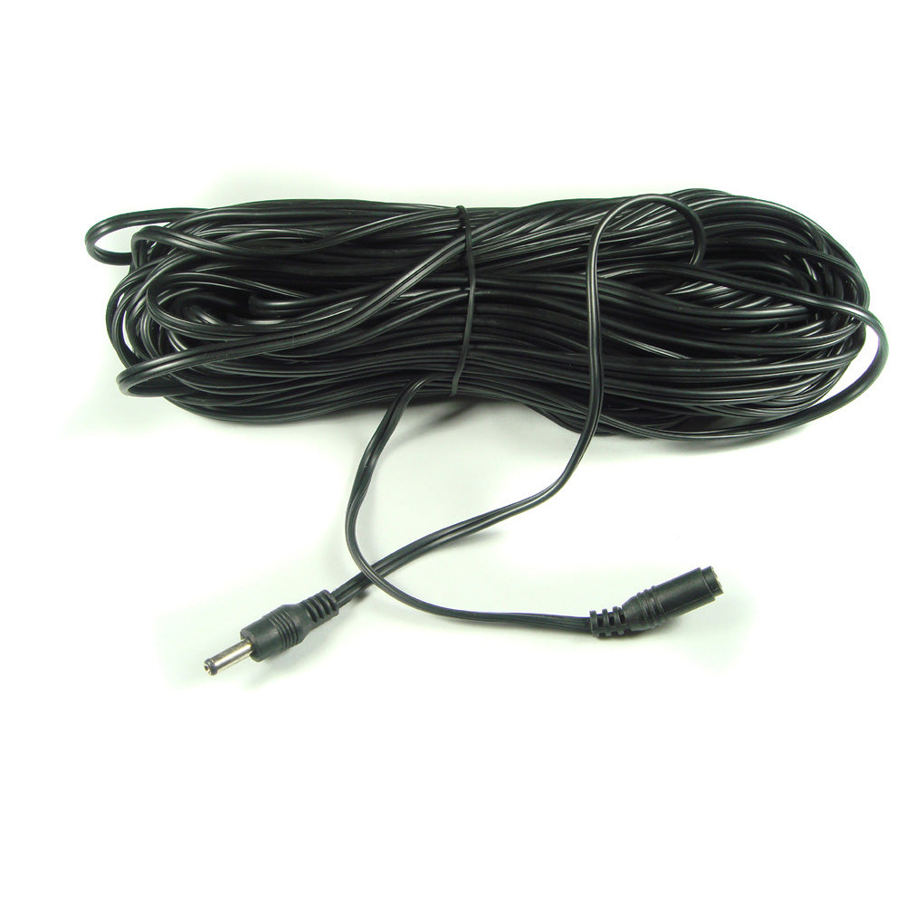 100ft 2.1mm x 5.5mm DC Power Extension Cable, 20 AWG BLACK — AC-DC ...