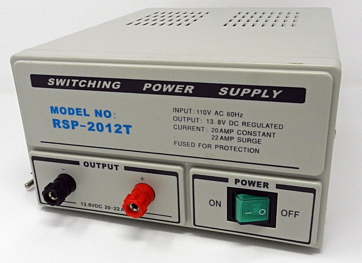13.8V DC @ 20A DC Regulated Switching Power Supply — AC-DC PowerShack