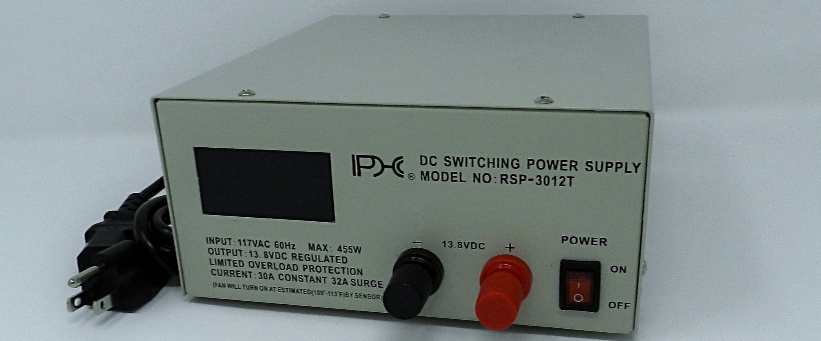 13.8V DC @ 30A DC Regulated Switching Power Supply — AC-DC PowerShack